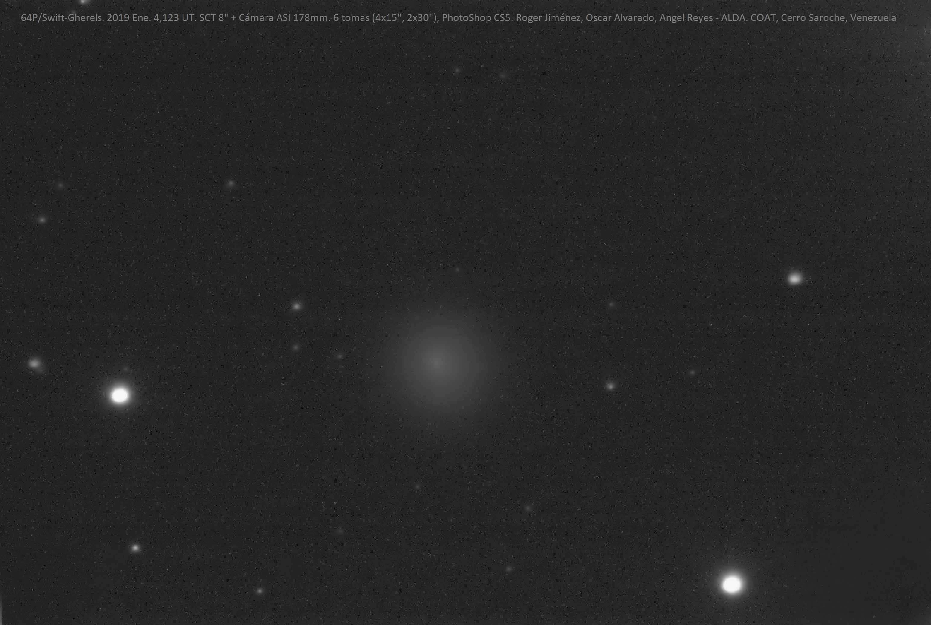 El cometa 64P/Swift-Gehrels